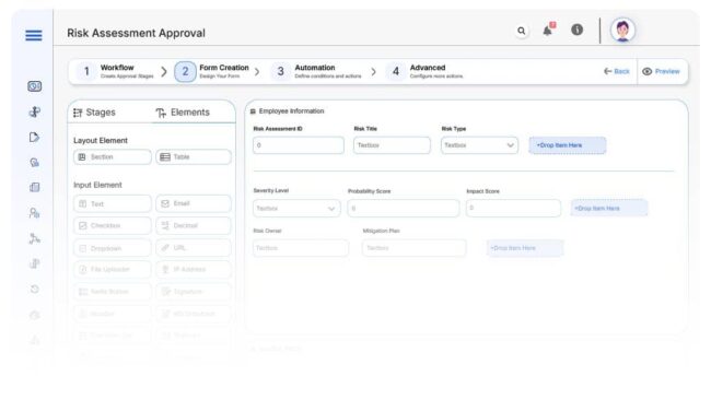 Risk Assessment Approval Automation Template – Cflow