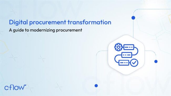Digital Procurement Transformation Strategy Benefits Cflow